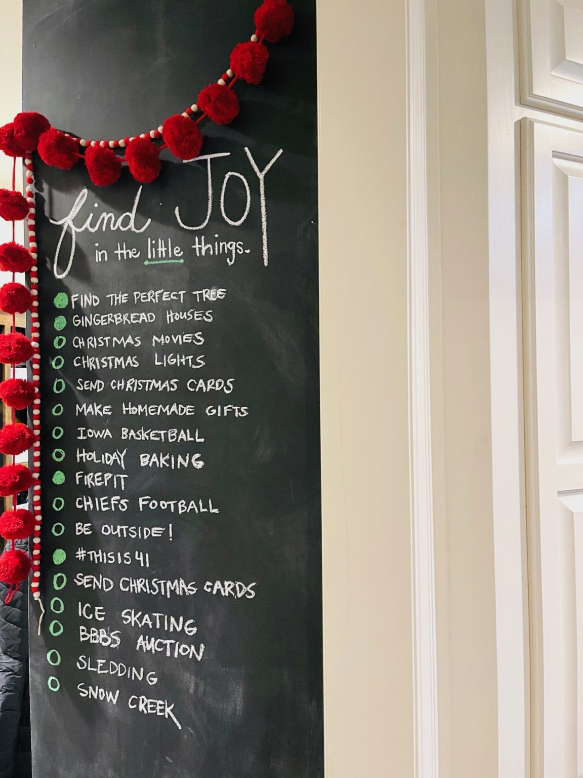 How to Create a Winter Chalk Wall Bucket List - Life Love Larson