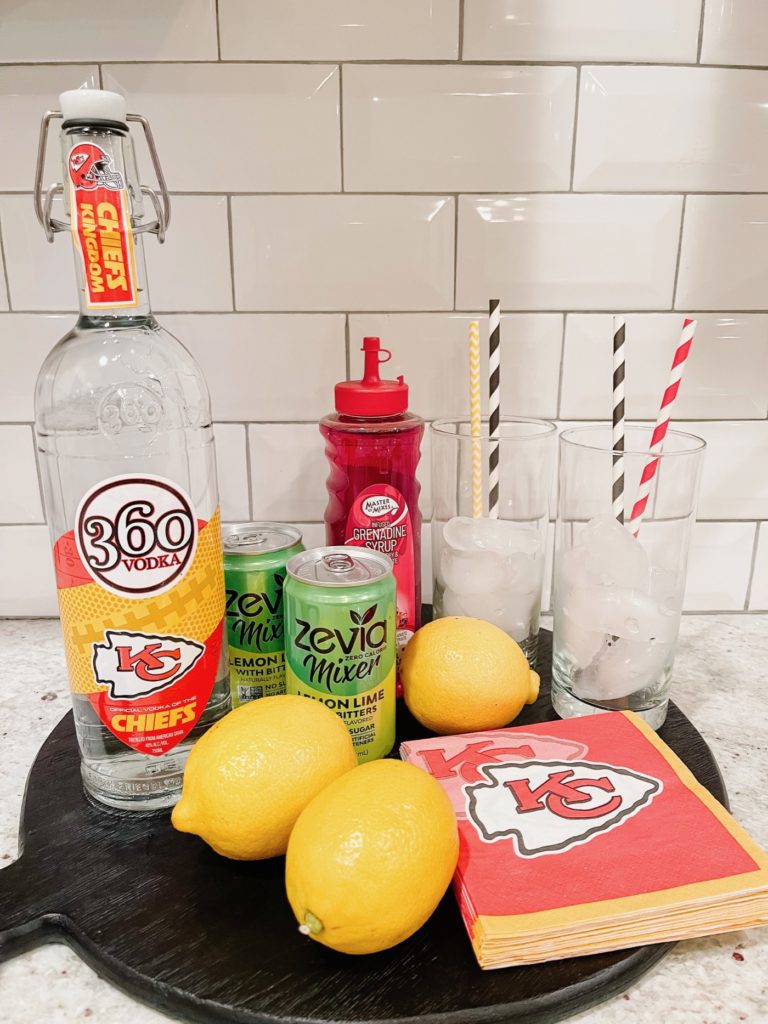 360 Vodka [2021 Chiefs Limited Edition Bottle] - Life Love Larson