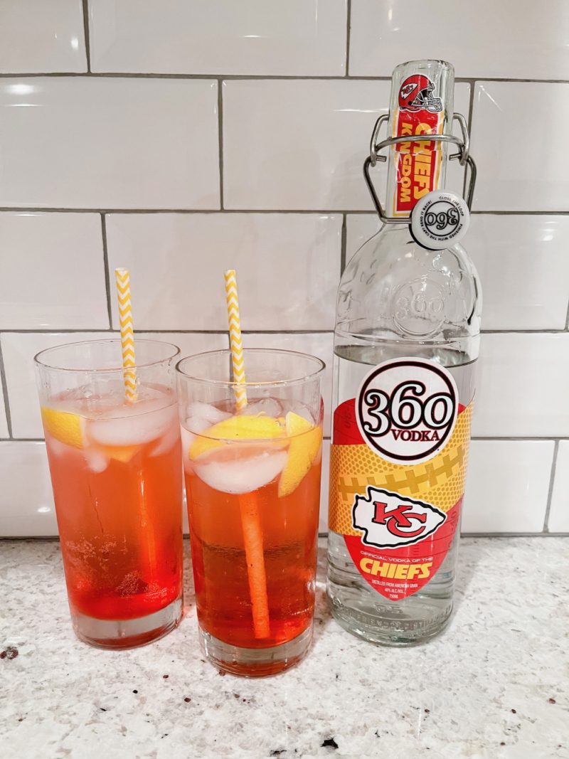 360 Vodka 2021 Chiefs Limited Edition Bottle Life Love Larson 360 Vodka 2021 Chiefs Limited Edition Bottle Life Love Larson