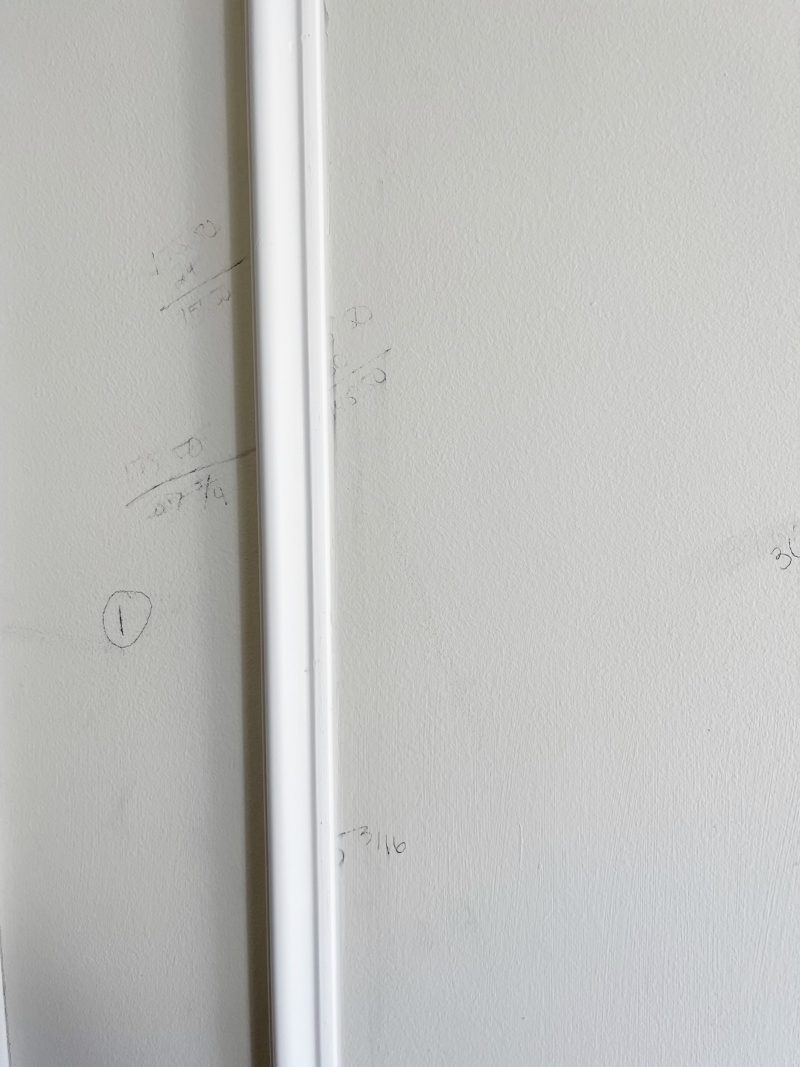 The Look of Wall Trim on a Large Bedroom Wall - Life Love Larson