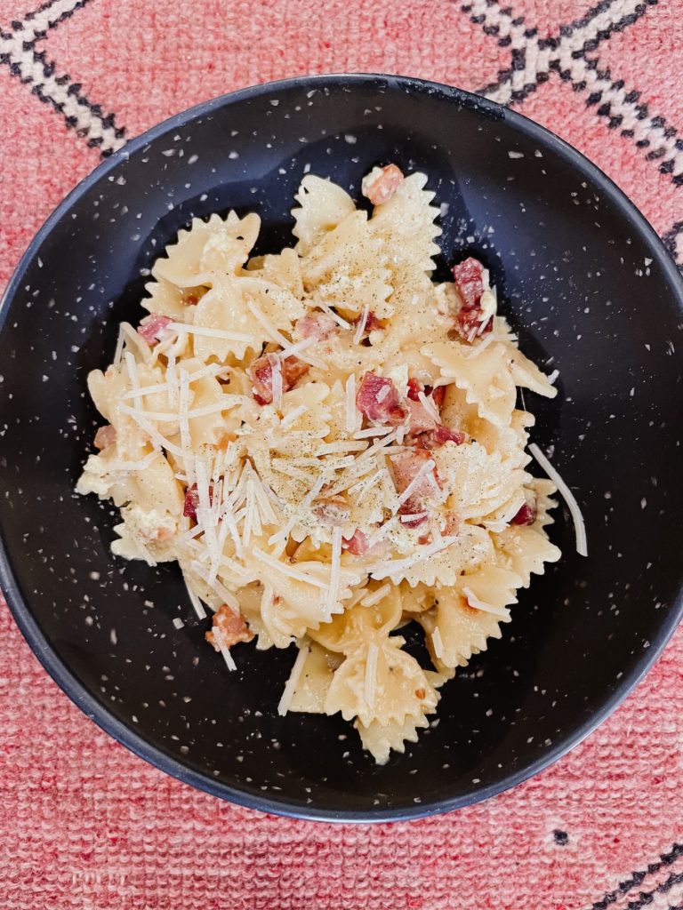 How to Make Pancetta Pasta - Life Love Larson