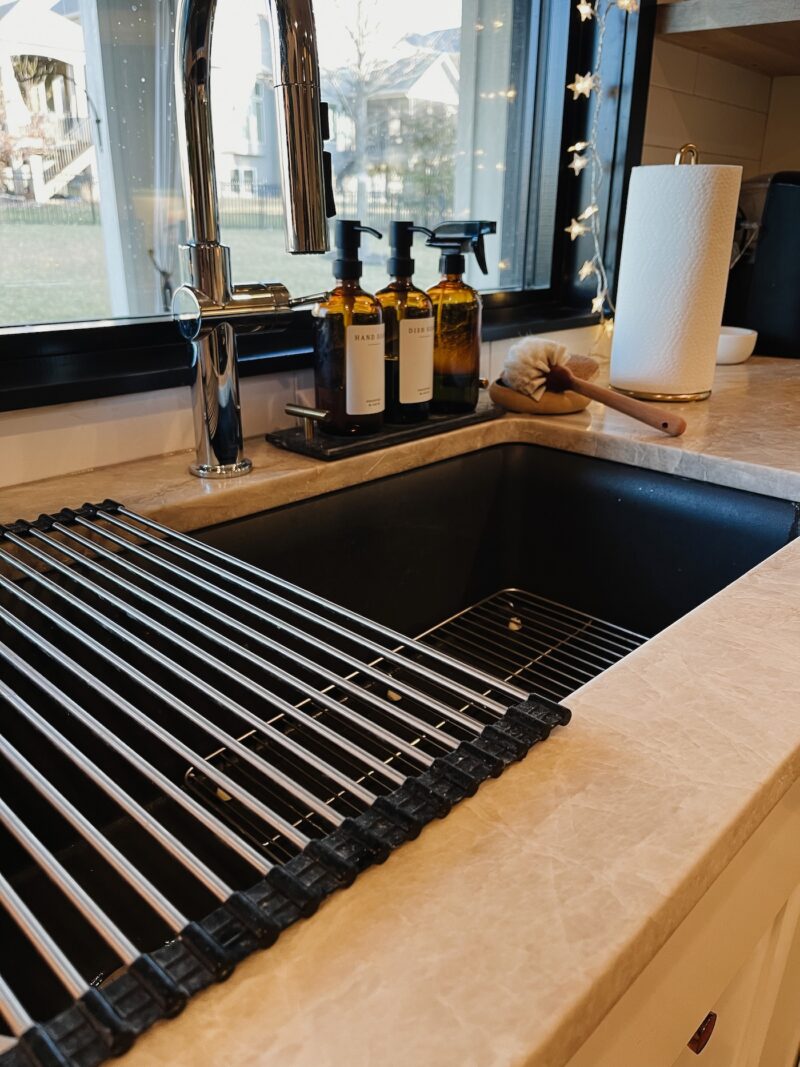 How To Organize Around the Kitchen Sink Area - Life Love Larson