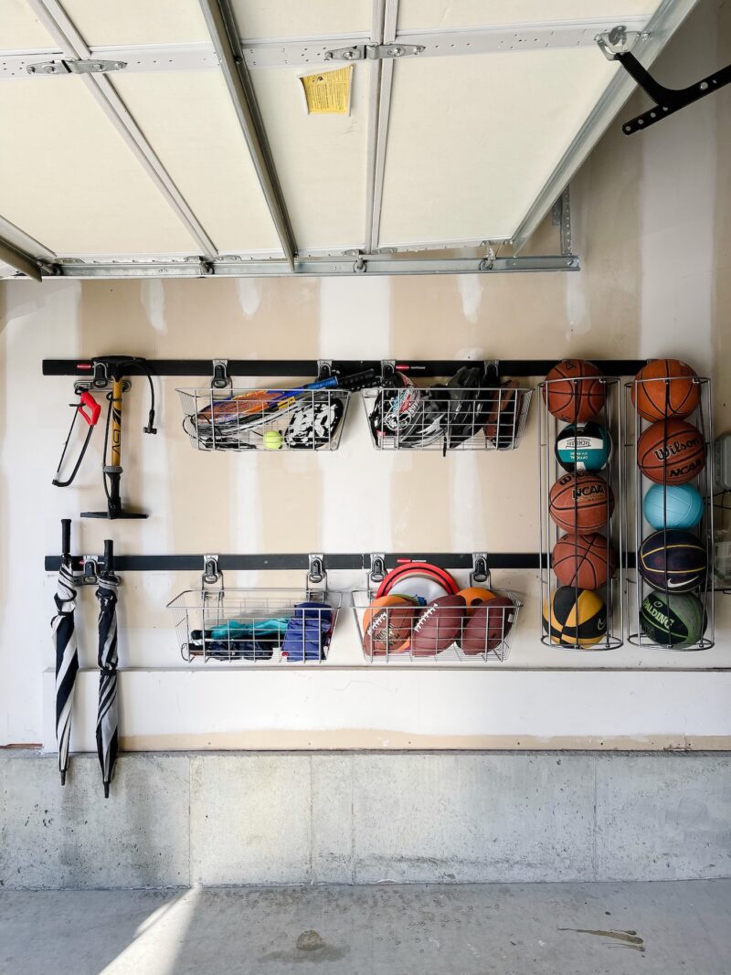 Easy Garage Storage Using the Rubbermaid FastTrack System - Life Love ...