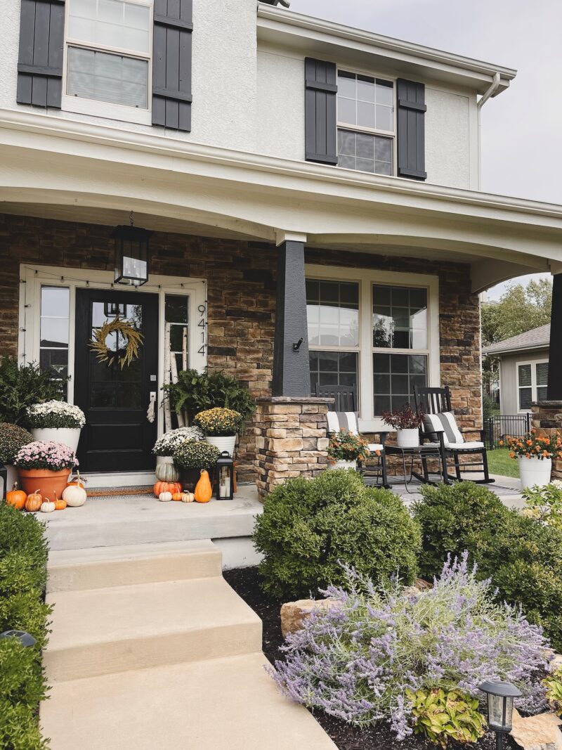 How to Style a Classic Fall Front Porch - Life Love Larson